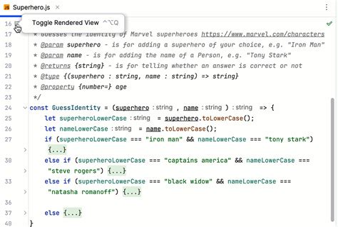 Jsdoc Comments Intellij Idea Documentation