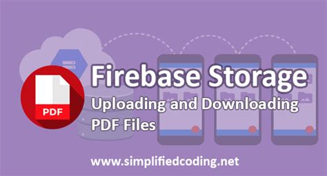 firebase storage uploading and downloading pdf files