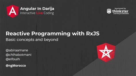 reactive programming with rxjs angular in darija youtube