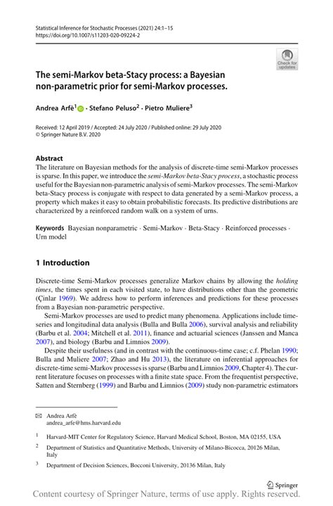 the semi markov beta stacy process a bayesian non parametric prior for semi markov processes