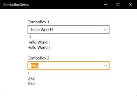 XAML ComboBox IsEditable And Text Properties Reflection IT