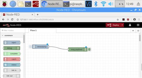 installing node red on raspberry pi