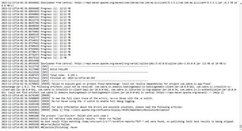 failed to run maven clean install in azure devops stack overflow