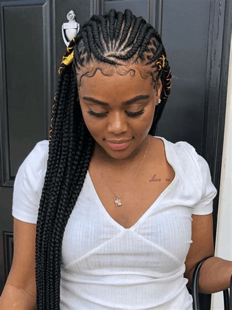 120 African Braids Hairstyle Pictures To Inspire You Thrivenaija Feed In Braids Hairstyles