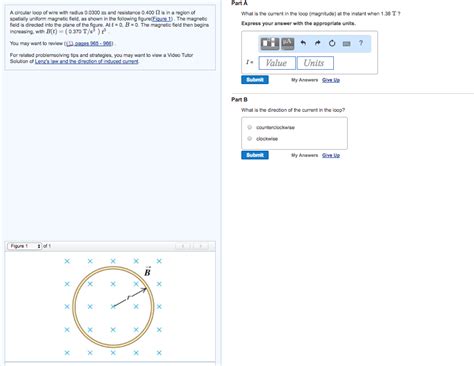 Solved A Circular Loop Of Wire With Radius 0 0300 M And Chegg