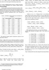 fuzzy time series forecasting based on k means clustering
