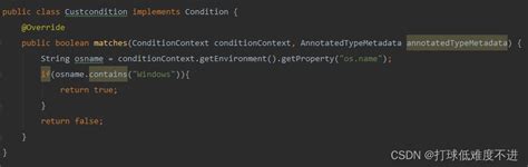 spring conditional 条件装配 spring 4 3 20 conditional csdn博客