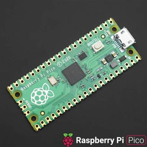 raspberry pi pico microcontroller development board with versatile board built using rp2040 chip