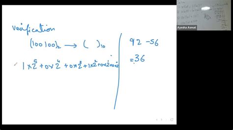 subtraction using complement method binary arithmetic youtube