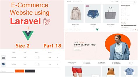 Part Build An E Commerce Website Using Laravel With Vue Js Size
