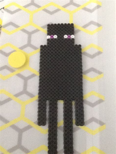Complete Minecraft Endermen Perler Bead Perler Bead Templates Perler Beads Perler