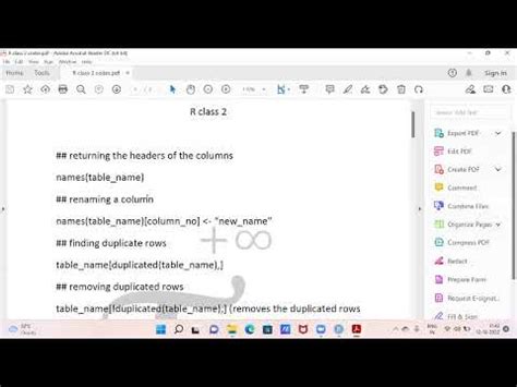 R PROGRAMMING CLASS 2 DATA FRAME SUBSETTING MERGING DATA FRAMES