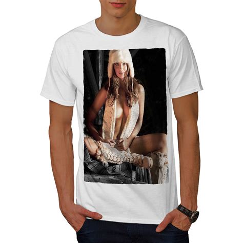 Wellcoda Nude Woman Hot Girl Sexy Mens T Shirt Lady Graphic Design Printed Tee Ebay