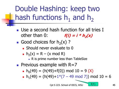 ppt hashing and hash tables powerpoint presentation free download id 3569720