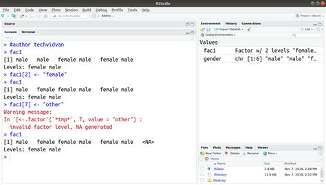 R Factors Operating On Factors And Factor Levels Techvidvan