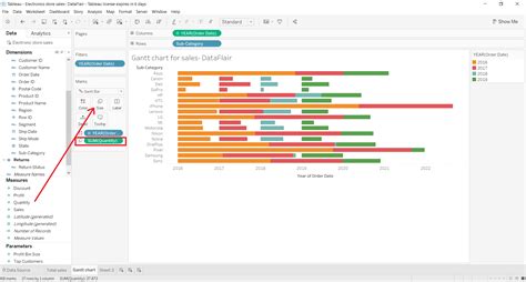 Tableau Gantt Chart An Easy Way To Track Your Data Trend DataFlair