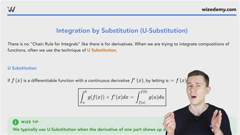 integration by substitution u substitution wize university calculus 1 textbook wizeprep