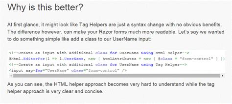 asp mvc 6 razor tag helpers for more designer friendly view markup