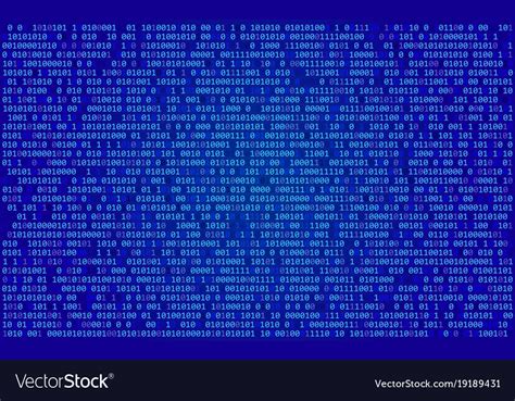 binary programming code digital technology vector image