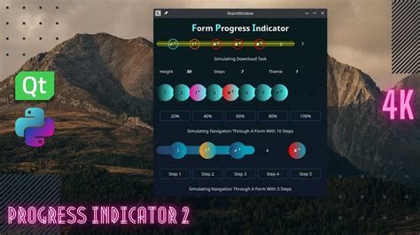 2 Python Make A Custom Progress Barindicator Using Custom Widget Extension Pyqt Pyside
