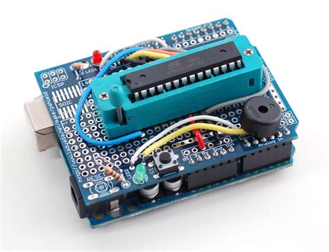 standalone avr isp programmer shield kit includes blank chip mg super labs