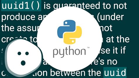 When Should I Use Uuid Uuid1 Vs Uuid Uuid4 In Python YouTube