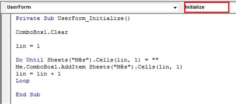 como preencher um combobox no excel com vba microsoft