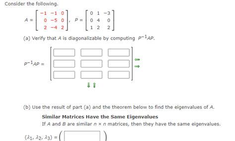 solved consider the following a 1 1 0 0 5 0 2 4 2 p