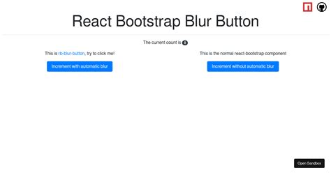 Rb Blur Button Example Forked Codesandbox