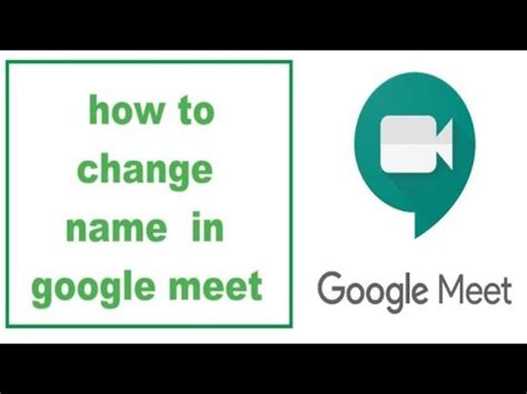 How To Change Name In Google Meet EASY STEPS YouTube