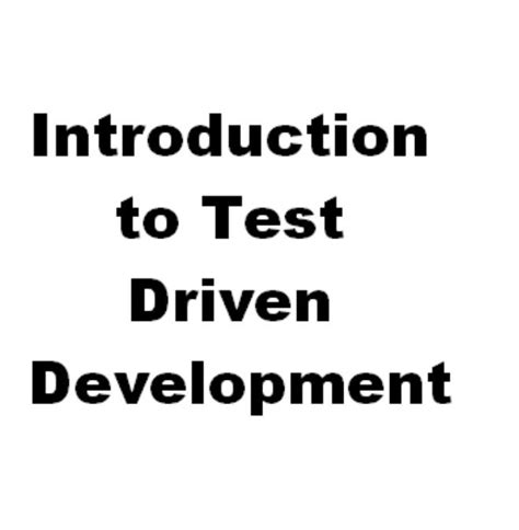 all you need to know about test driven development training by tobe agile medium
