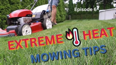 EXTREME HEAT Mowing Tips Don T Stress Your Lawn In A Heat Wave Hot