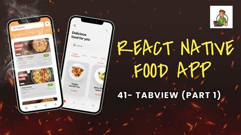TabView Part 1 Food Application Using React Native Tutorial 41 YouTube