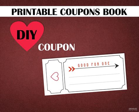 Printable Love Coupons For Him Romantic And Sex Coupons Book Etsy