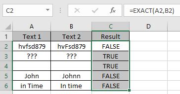 How To Use EXACT Function In Microsoft Excel
