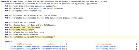 intellij idea scenario outline step definition is not reachable and also undefinedthrowable