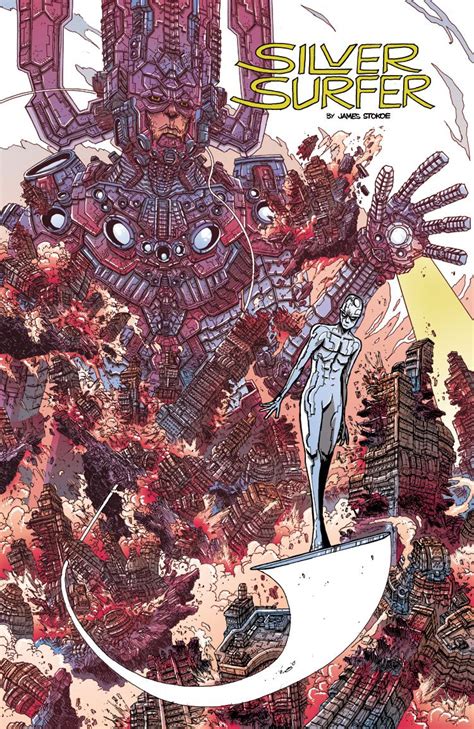 Artwork From Strange Tales Ii 3 December 2010 Art By James Stokoe Silver Surfer Art