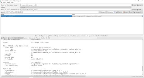windows10 cmake vs2019编译opencv（超级详细） 乐安世家的博客 csdn博客