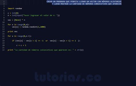 Arrays Python Cantidad De Numeros Consecutivos Tutorias Co
