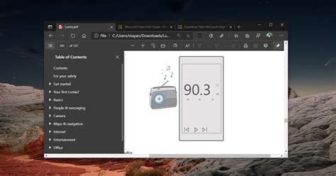 how to use microsoft edge as a pdf reader in the windows