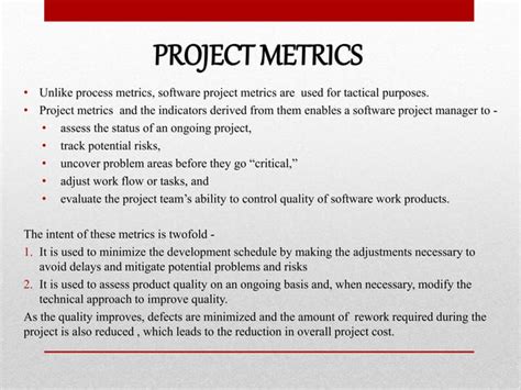 software metrics software engineering ppt