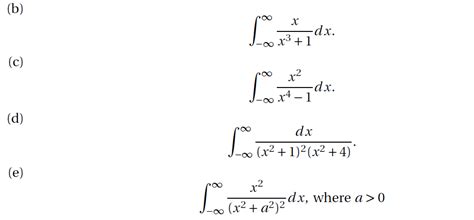 solved use residue theory to calculate the following