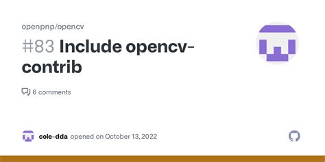 Include Opencv Contrib Issue 83 Openpnp Opencv GitHub