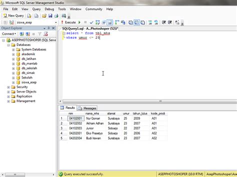 Query Sql Menampilkan Data Dari Tabel Kami My Riset