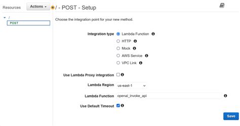 how to build a rest api using amazon api gateway to invoke openai apis the developer space