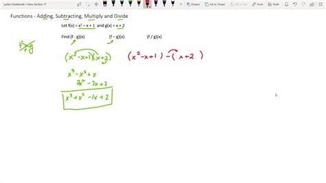add subtract multiply divide functions youtube