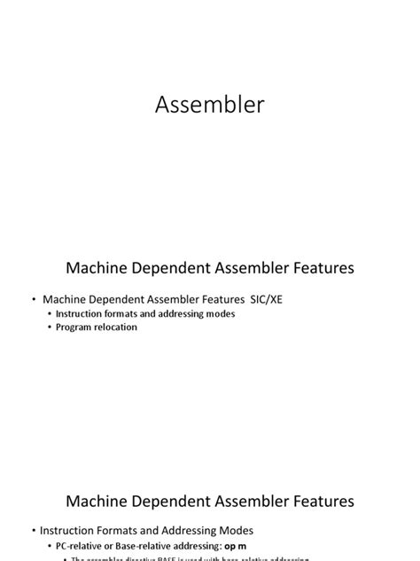 module 3 pdf assembly language computer program