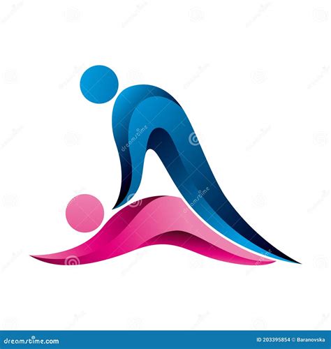 Kama Sutra On White Background Sidekick Sex Pose Icon Vector Illustration Symbol Stock Vector