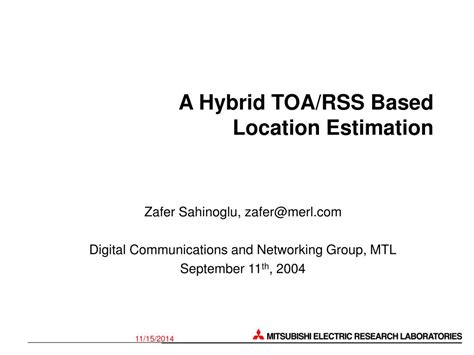 ppt a hybrid toa rss based location estimation powerpoint presentation id 6645772