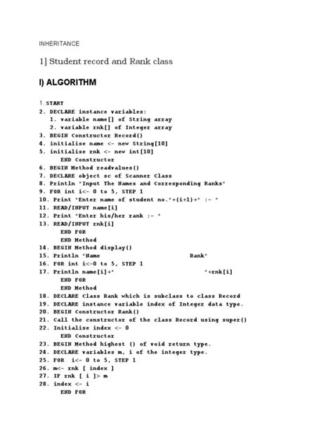inheritance pdf constructor object oriented programming programming